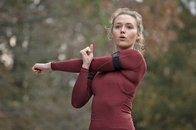 Black 1 1/2 inch Arm OT Bands - Burn707